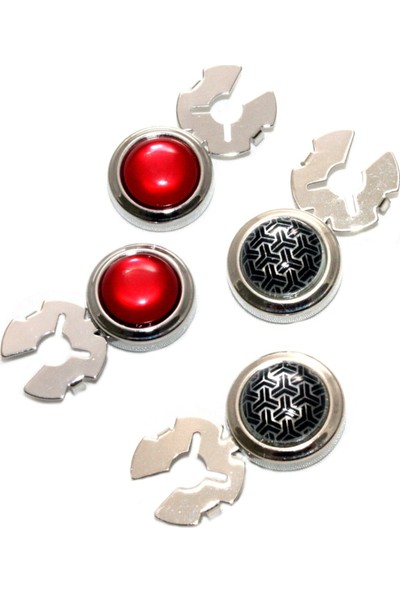 Ocean Pole 2 Çift Düğme Kapağı Kol Düğmeleri Ocean Pole 2 Çift Düğme Kapağı Kol Düğmeleri