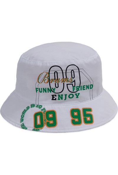 Bay Şapkacı Erkek Çocuk 09 Baskılı Bermuda Şapka