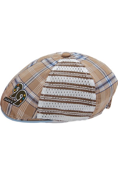 Bay Şapkacı Erkek Çocuk Fileli Kasket Şapka