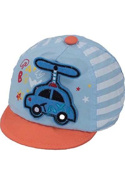 Bay Şapkacı Erkek Bebek Helikopterli Kep Şapka Bay Şapkacı Erkek Bebek Helikopterli Kep Şapka