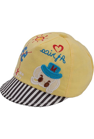 Bay Şapkacı Unisex Bebek 53 Baskılı Kep Şapka