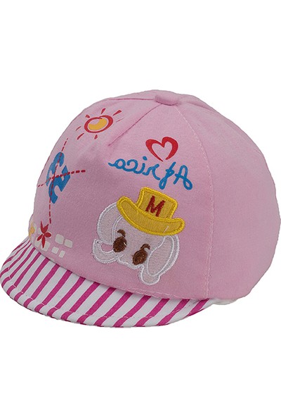 Bay Şapkacı Unisex Bebek 53 Baskılı Kep Şapka