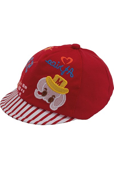 Bay Şapkacı Unisex Bebek 53 Baskılı Kep Şapka