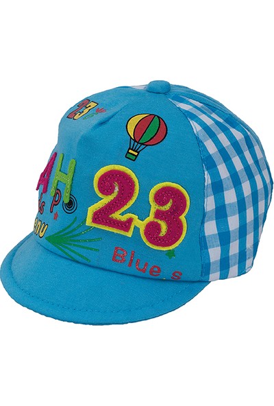 Bay Şapkacı Unisex Bebek Aplikeli Kep Şapka