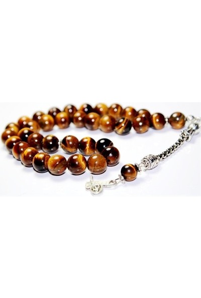 RD Ekoavm Tuğra Püsküllü Tespih Kaplan Gözü Tesbih