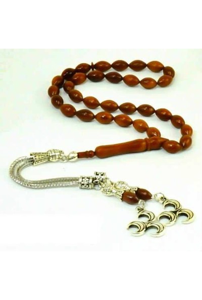 RD Ekoavm Üç Hilal Püsküllü Kuka Tesbih Hakiki Kuka Tespih