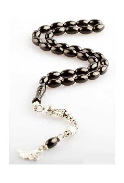 RD Ekoavm Oltu Taşı Tespih 6X9 Mm Arpa Kesim Tesbih RD Ekoavm Oltu Taşı Tespih 6X9 Mm Arpa Kesim Tesbih