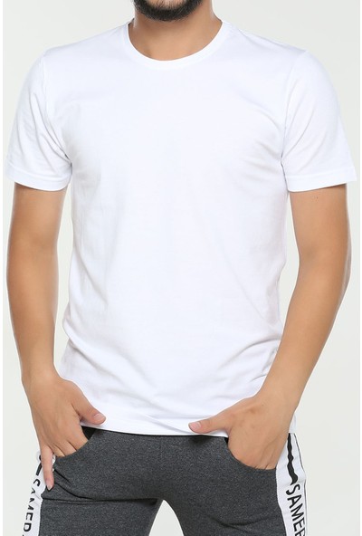 Yıldız 3'lü Paket Erkek Kısa Kol Bisiklet Yaka T-Shirt