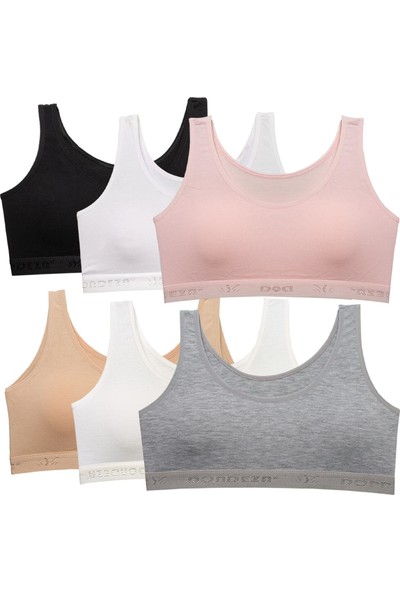 ilbay Dondeza 6'lı Düz Pedli Kalın Askı Kız Çocuk Büstiyer