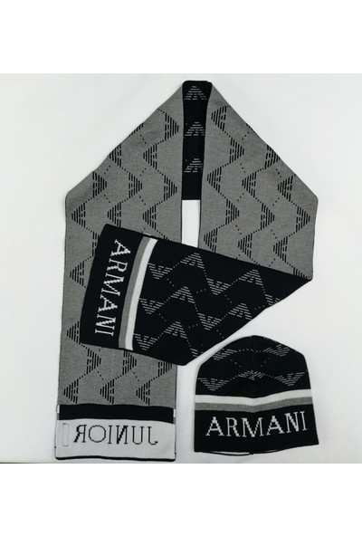 Armani Junior Erkek Çocuk Atkı Bere