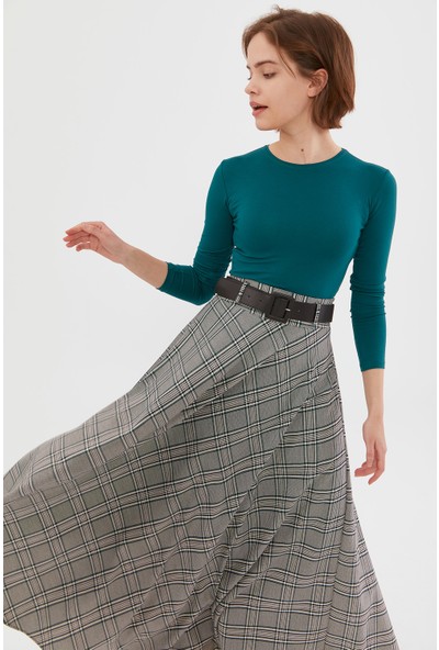 Soral Bayan Kloş Etek 779YEŞİLEKOSE Soral Bayan Kloş Etek 779YEŞİLEKOSE