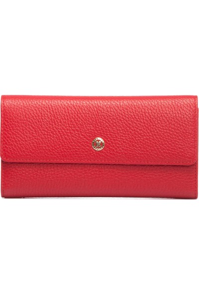 Tergan Kırmızı Deri Kadın Cüzdanı 05719B68