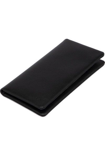 Tergan Siyah Deri Erkek Kredi Kartlık 01630C59