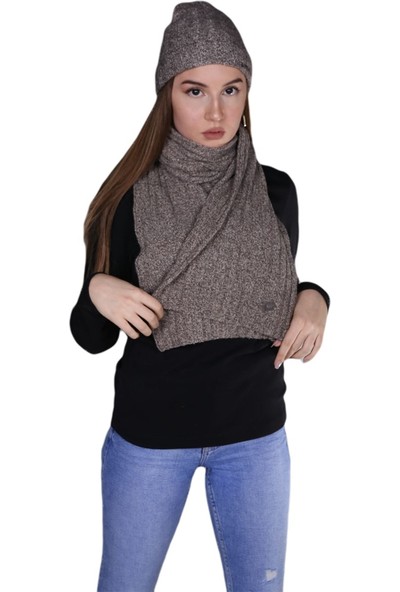 Lotto M0887 Kadın Yünlü Bere-Atkı Set