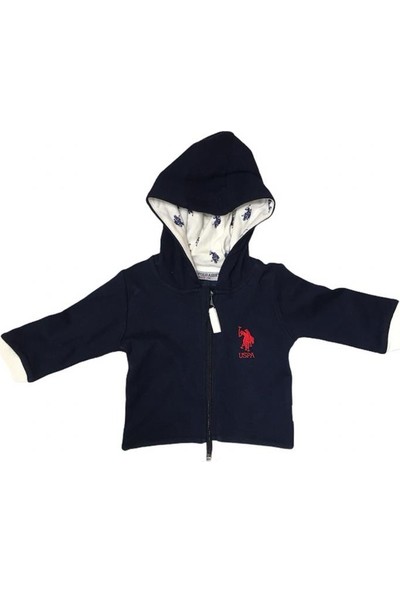 U.s Polo Unisex Kapüşonlu Hırka