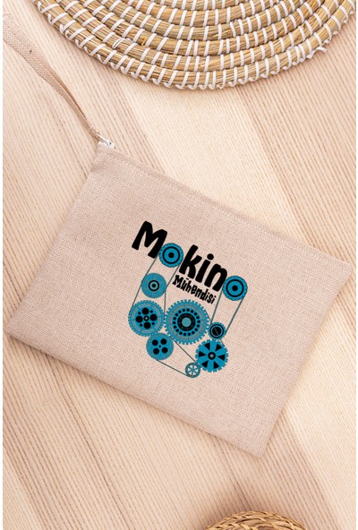 Hediyedukkani Makine Mühendisi Keten Bez El Çantası Hediyedukkani Makine Mühendisi Keten Bez El Çantası
