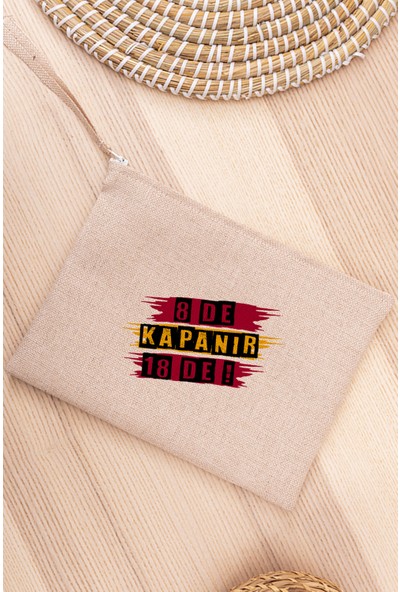 Hediyedukkani 8 De Kapanır 18 De Taraftar Keten Bez El Çantası