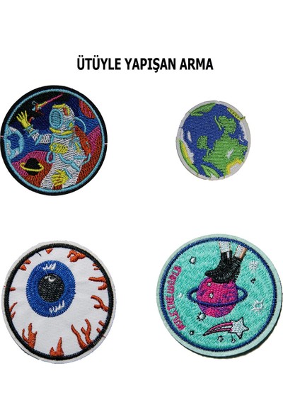 Halfart Nasa Uzay Serisi 2 Arma Yama Patch Halfart Nasa Uzay Serisi 2 Arma Yama Patch