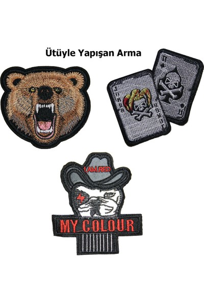 Halfart Ayıcık Serisi Arma Yama Patch Halfart Ayıcık Serisi Arma Yama Patch