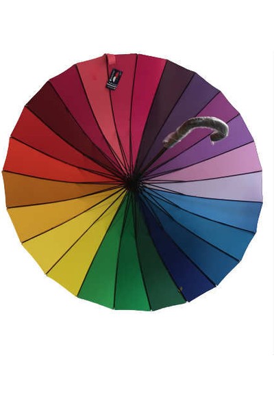 Rubenis 24 Tel Gökkuşağı Şemsiye RB-056