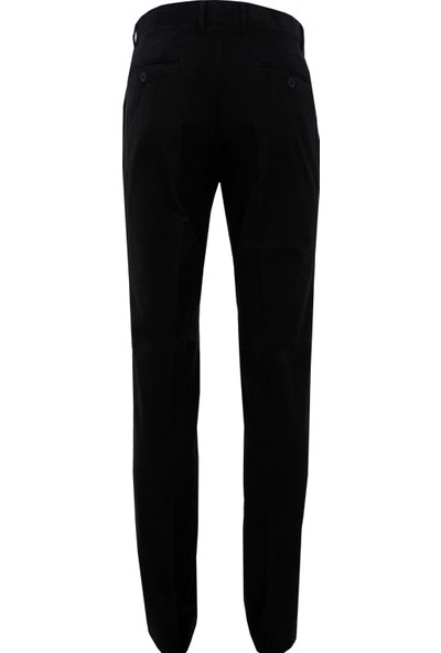 Varetta Erkek Siyah Likralı Kanvas Pantolon