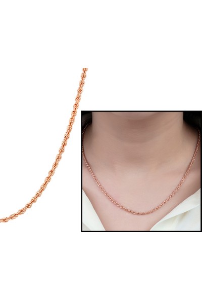 Online Hediye Sepeti 925 Ayar Gümüş Burma Halat Kadın Zincir Kolye Online Hediye Sepeti 925 Ayar Gümüş Burma Halat Kadın Zincir Kolye