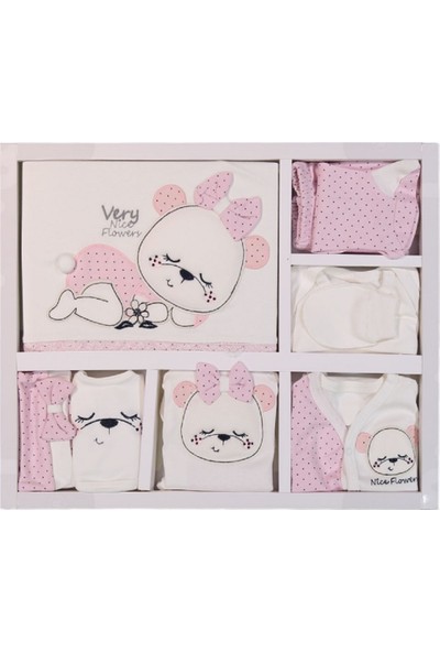 Miniworld Kız Bebek Nice Flowers 10 Parça Hastane Çıkış Seti Miniworld Kız Bebek Nice Flowers 10 Parça Hastane Çıkış Seti