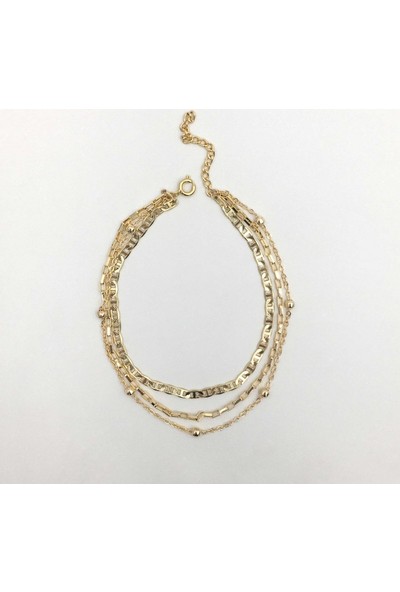 Artikel Gold 3'lü Zincir Halhal Artikel Gold 3'lü Zincir Halhal