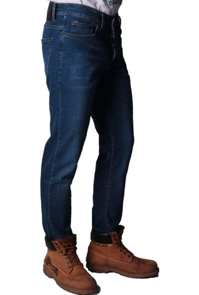 Viking's Line Erkek Denim Rahat Kesim Pantolon Koyu Mavi Viking's Line Erkek Denim Rahat Kesim Pantolon Koyu Mavi