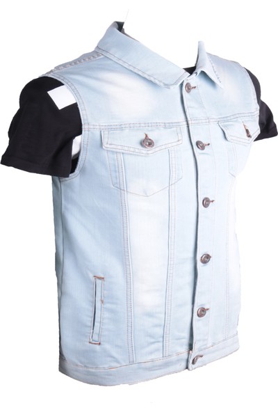 Viking's Line Erkek Spor Giyim Yelek Buz Mavi