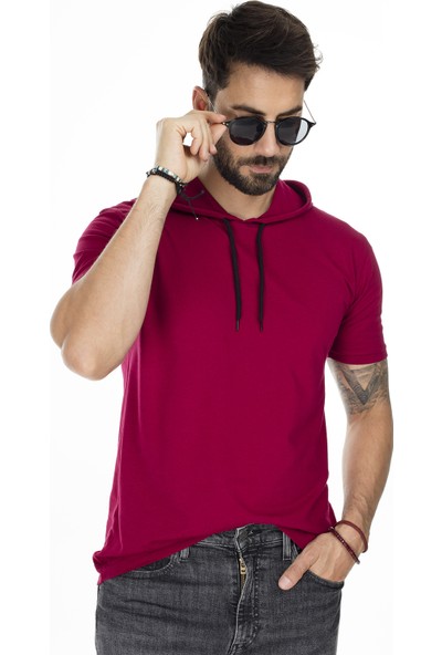Buratti Slim Fit Kapüşonlu T Shirt Erkek T Shirt 5412021