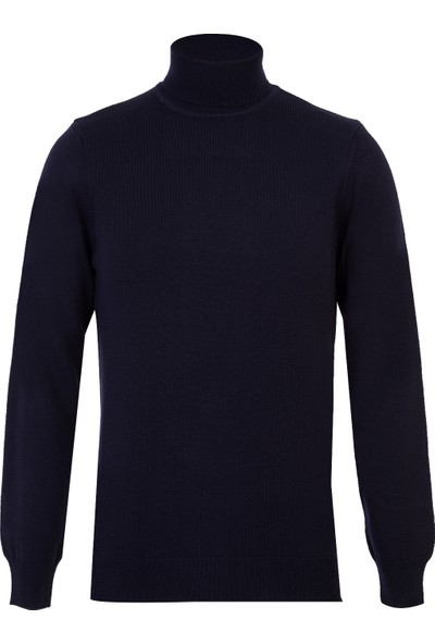 Kiğılı Balıkçı Yaka Regular Fit Triko Kazak