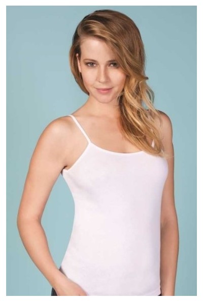 Berrak 2036 Kadın Ribana Mat Biyeli İp Askılı Atlet 6'lı Paket