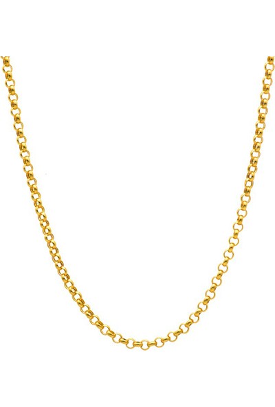 Bilezikci 14 Ayar Altın Zincir 55 cm