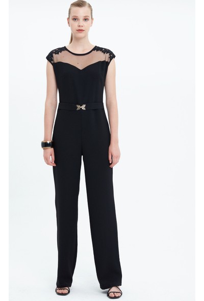 Fever Kadın Tül Robalı Tulum