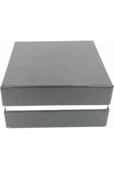 Özer Kutu Çift Kapaklı Karton Kelepçe Mat Siyah İçi Süngerli 10'lu Özer Kutu Çift Kapaklı Karton Kelepçe Mat Siyah İçi Süngerli 10'lu
