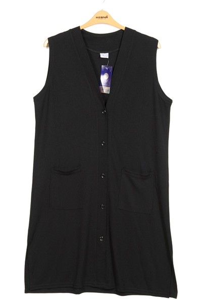 Hesna, Buğra Battal Uzun Siyah Yelek Hesna, Buğra Battal Uzun Siyah Yelek