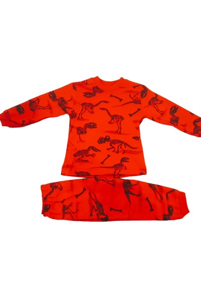 Neşelibebek 1165014 Unisex Dinazor Baskılı Pijama Takımı