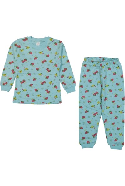 Neşelibebek 1165015 Unisex Çilekli Pijama Takımı