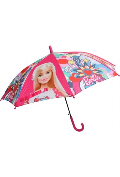 Frocx Lisanslı Barbie One To One Çocuk Şemsiyesi Frocx Lisanslı Barbie One To One Çocuk Şemsiyesi