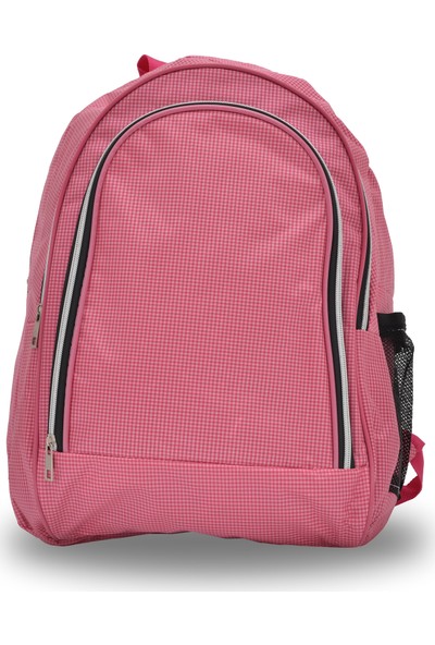 Veletto Çok Bölmeli Pembe Reflekte Fermuarlı Sırt Çantası