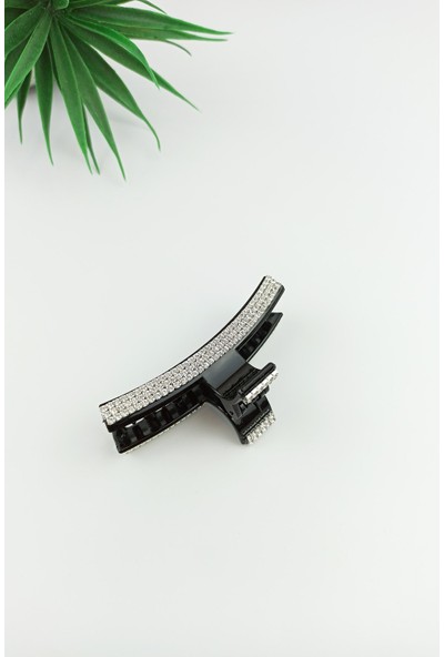 ÇLK Accessories Zirkon Taşlı Büyük Mandal Toka