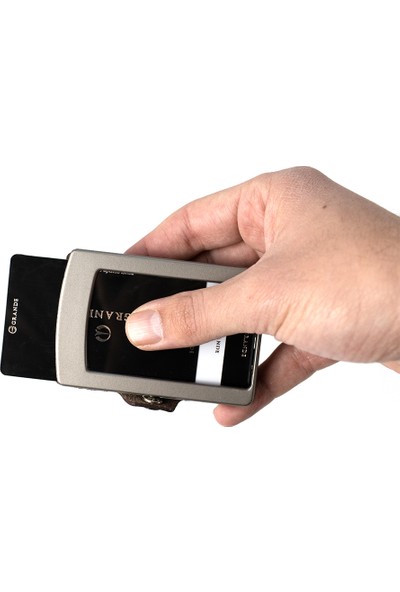 Grande Erkek Deri Ince Kartlık