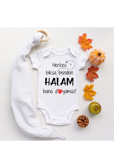Happy Onesie Co Halam Bana Doyamaz Çıtçıtlı Bebek Body