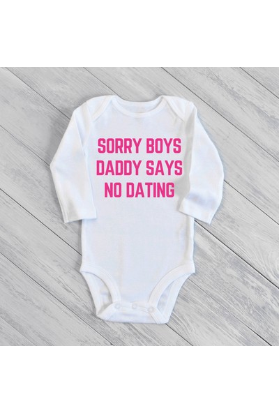 Happy Onesie Co Sorry Boys Çıtçıtlı Bebek Body