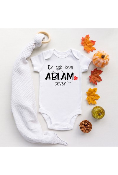 Happy Onesie Co Ablam Sever Kısa Kol Çıtçıtlı Bebek Body Happy Onesie Co Ablam Sever Kısa Kol Çıtçıtlı Bebek Body