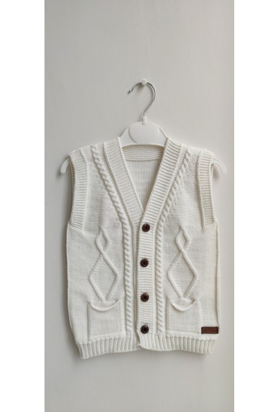 Ayhan Örgü Erkek Çocuk Bebek Yeleği Ayhanhome