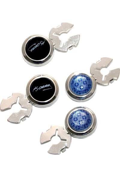 Ocean Pole 2 Çift Düğme Kapağı Kol Düğmeleri Ocean Pole 2 Çift Düğme Kapağı Kol Düğmeleri