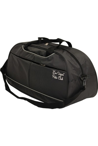 Las Vegas Polo Club Unisex Siyah Spor & Seyahat Çantası