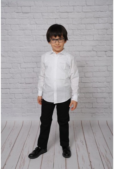 Sedacan Kostüm Erkek Çocuk Yazlık Keten Uzun Kol Gömlek Sedacan Kostüm Erkek Çocuk Yazlık Keten Uzun Kol Gömlek